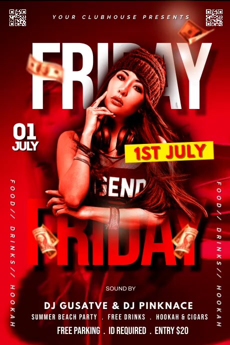 FRIDAY NIGHT PARTY Template | PosterMyWall