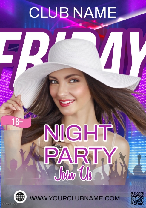 Friday Night Party Template | PosterMyWall
