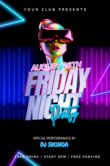 friday night party Template | PosterMyWall