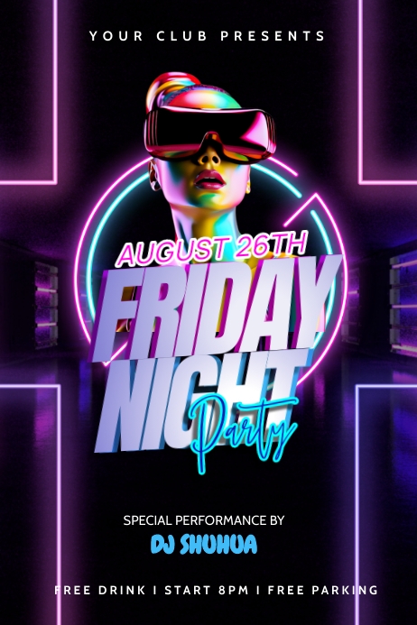 friday night party Template | PosterMyWall