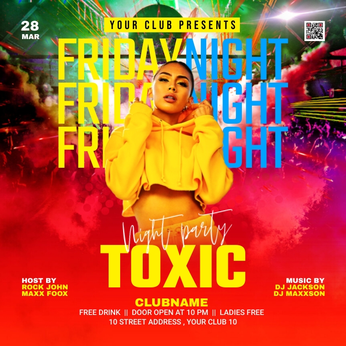 friday night party flyer Template | PosterMyWall