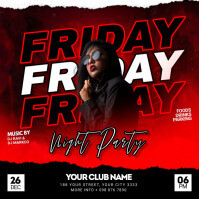 Hookah friday night bar party flyer Template | PosterMyWall