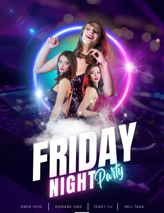 friday night party flyer Template | PosterMyWall