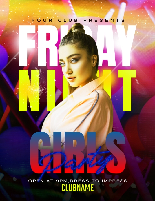 friday night party flyer Template | PosterMyWall