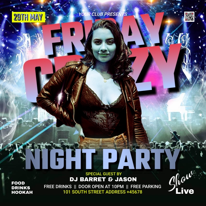 friday night party flyer Template | PosterMyWall