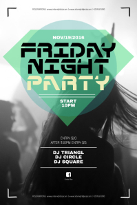 Friday Night Poster Template | PosterMyWall