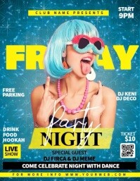 Friday Night Out Video Template | PosterMyWall