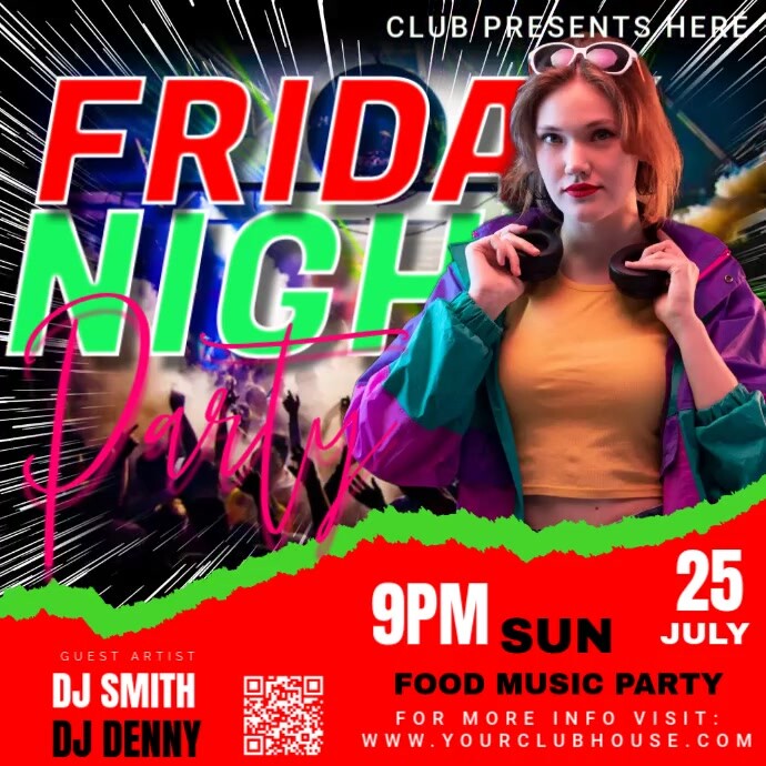 friday night party/sexy nights Template | PosterMyWall