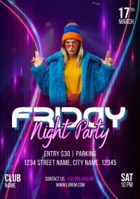 Friday Party Template | PosterMyWall