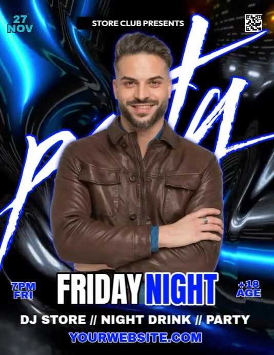 Copy of Friday Night Party Video Ads | PosterMyWall