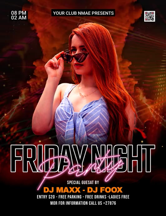 friday night party video flyer | PosterMyWall