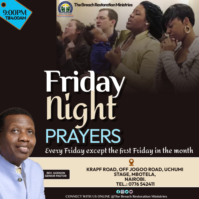 friday night prayers Template | PosterMyWall