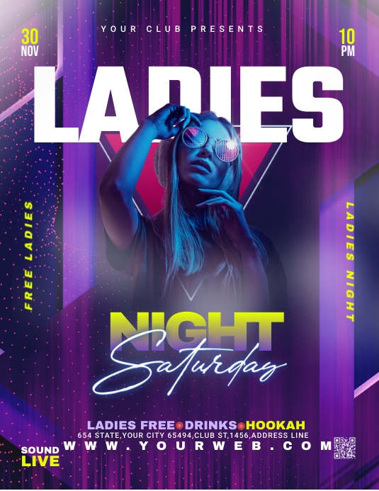 Friday night saturday Template | PosterMyWall