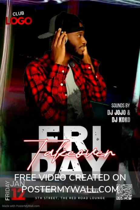 Friday Night Takeover Template | PosterMyWall