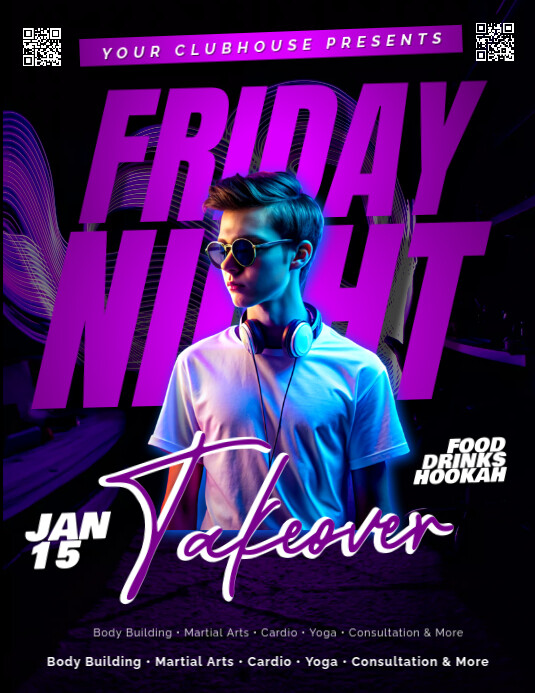 Modèle FRIDAY NIGHT TAKEOVER | PosterMyWall