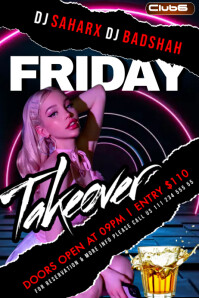 Friday Night Takeover Template | PosterMyWall