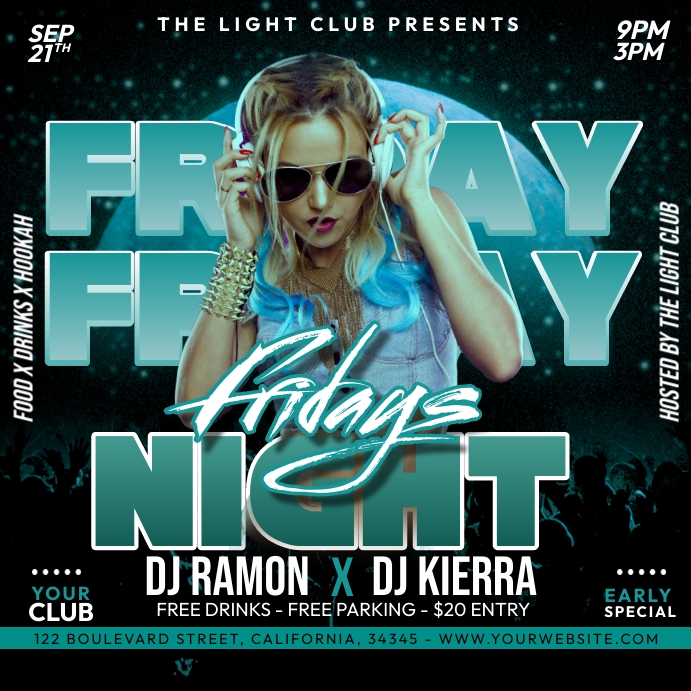 Friday Night Template | PosterMyWall