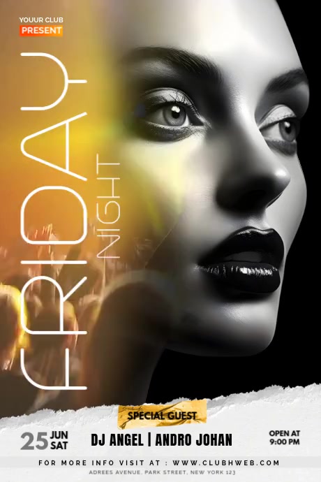 Friday Night Template | PosterMyWall