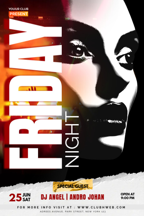 Friday Night Template | PosterMyWall