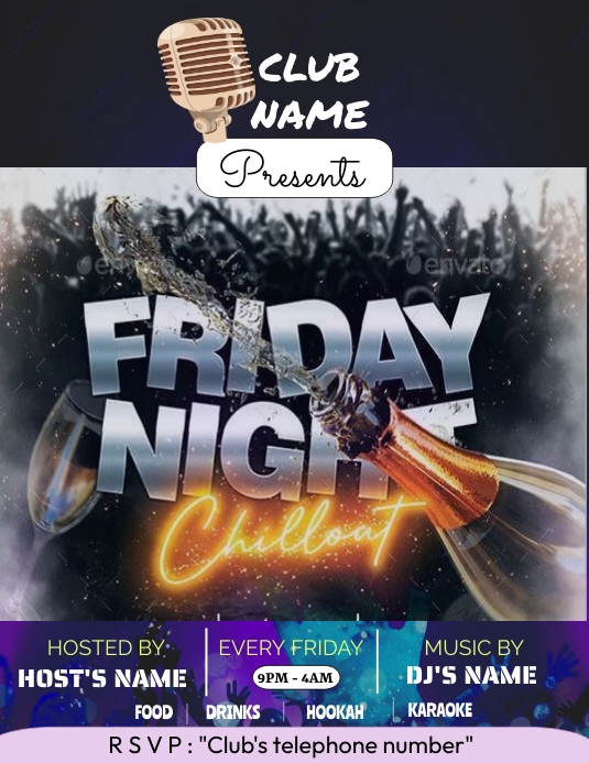 Friday Night Template | PosterMyWall