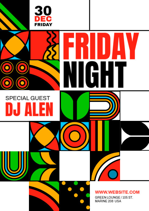 Friday Night Template | PosterMyWall