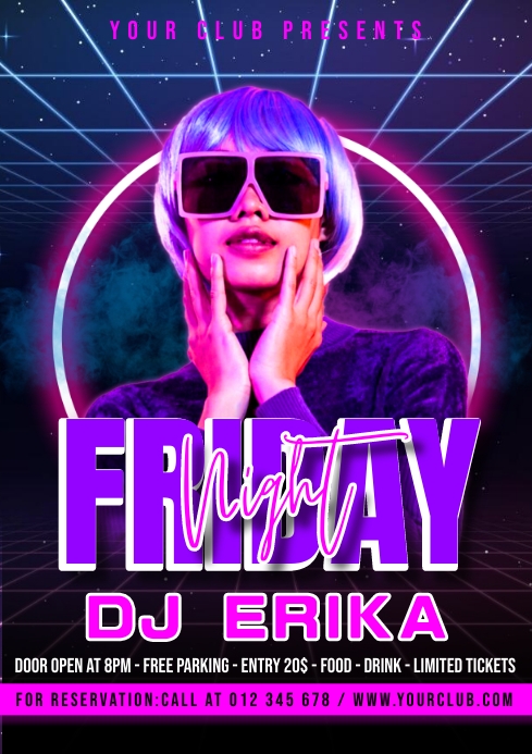 Friday Night Template | PosterMyWall