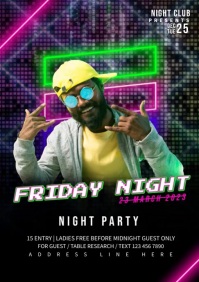 Friday Night Poster Template | PosterMyWall