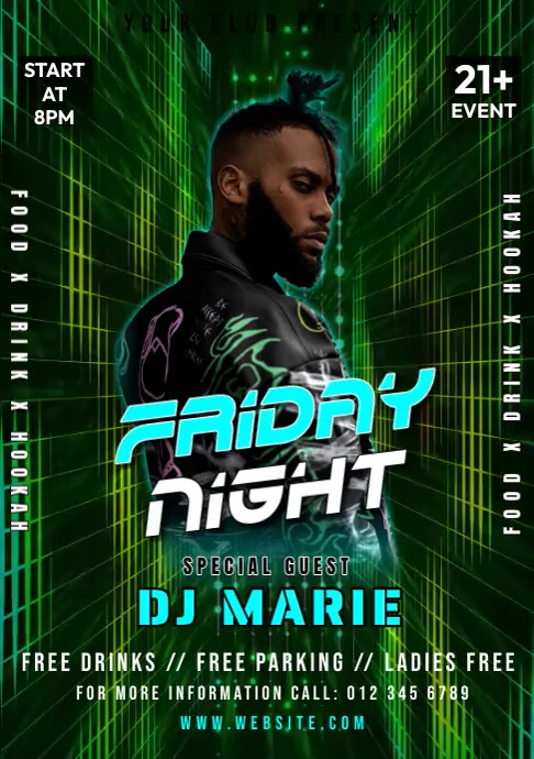 Friday Night Video Template | PosterMyWall