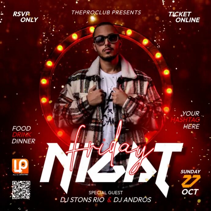 Friday Night Video Template | PosterMyWall