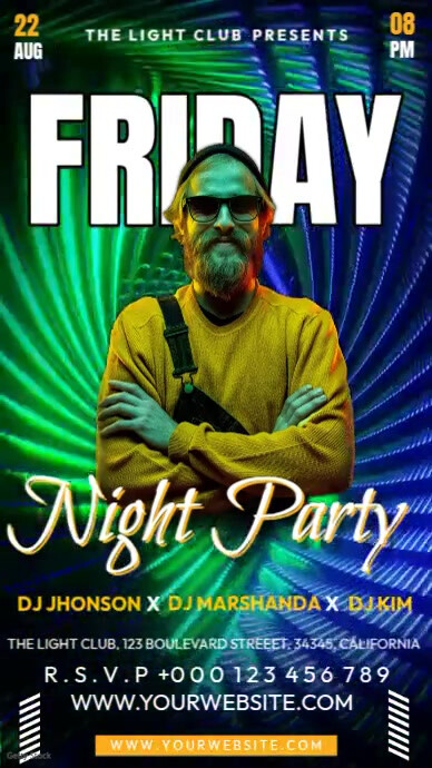 Friday Night Video Template | PosterMyWall
