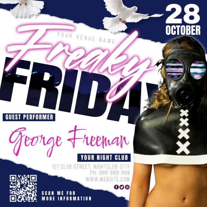 Plantilla de Friday Night Video Poster | PosterMyWall
