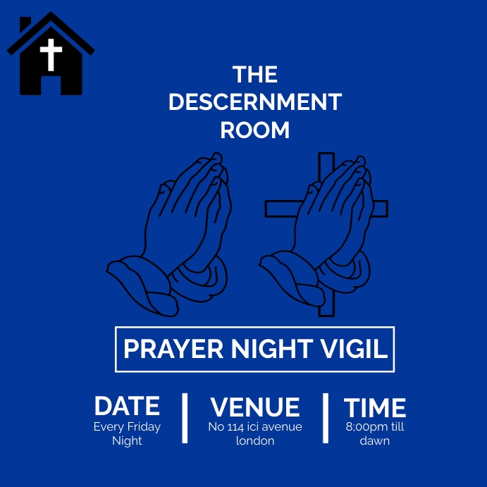Friday night vigil Template | PosterMyWall
