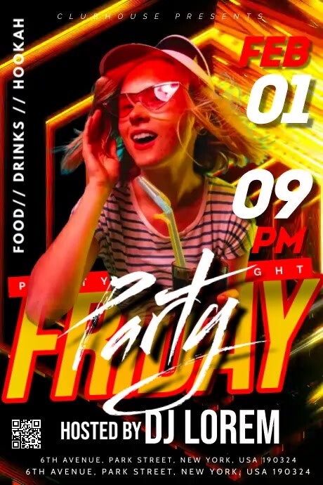 FRIDAY NIGHT.A Template | PosterMyWall