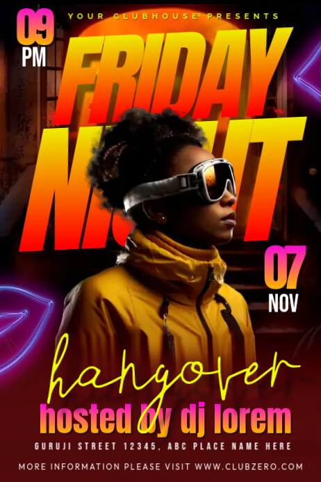 friday night.a Template | PosterMyWall