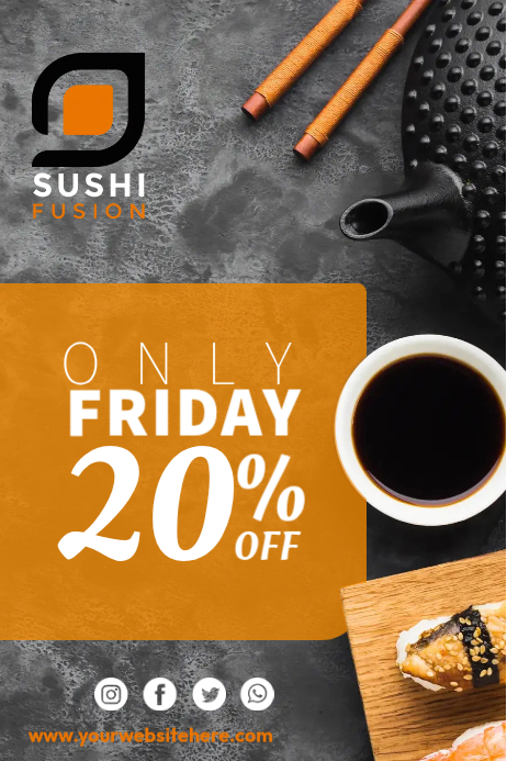 Plantilla de Friday Off Templates | PosterMyWall