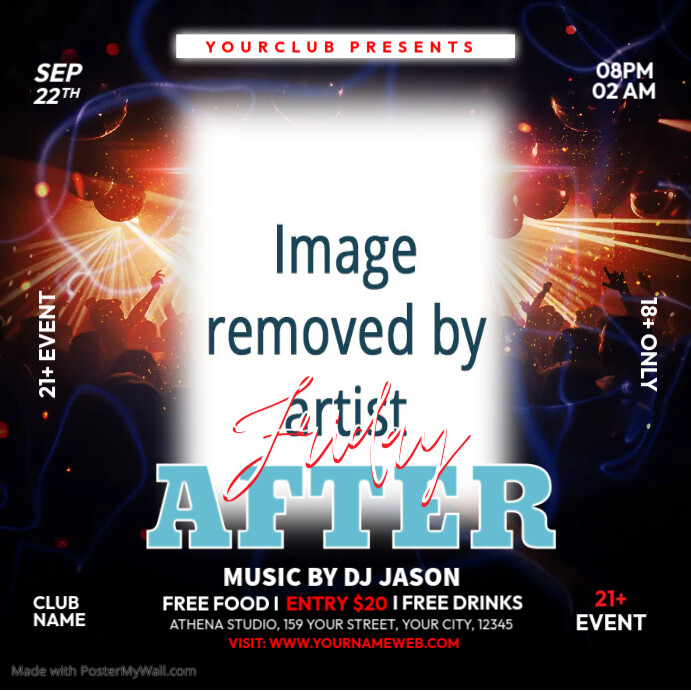 Friday Party Ads Template | PosterMyWall