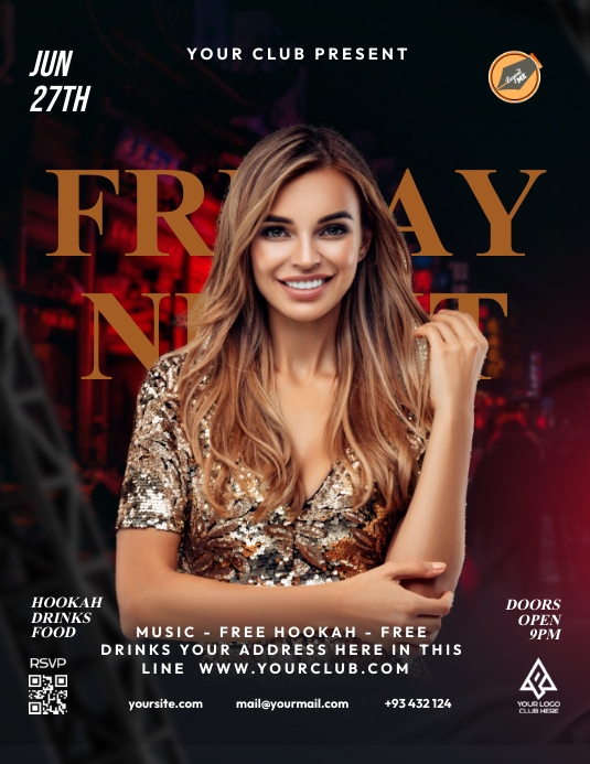 Friday Party Ads Template | PosterMyWall