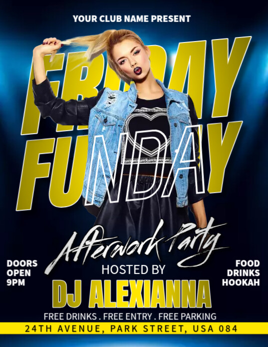 Copy of Friday Party Ads | PosterMyWall