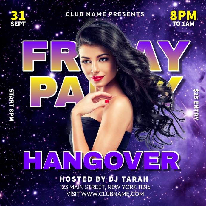 Friday Party Ads Template | PosterMyWall