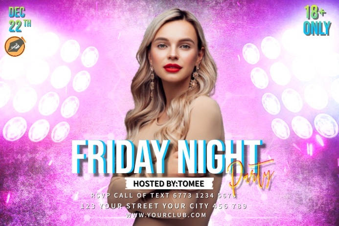Friday Party Ads Template | PosterMyWall