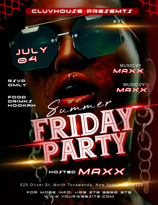 friday party Template | PosterMyWall