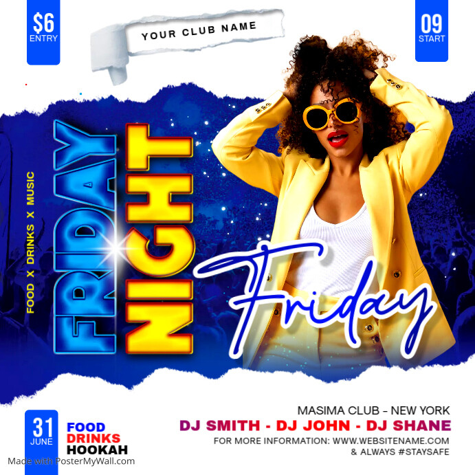 Copy of FRIDAY PARTY | PosterMyWall