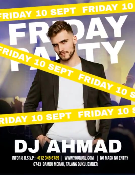 Friday Party Template | PosterMyWall