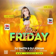 FRIDAY PARTY Template | PosterMyWall