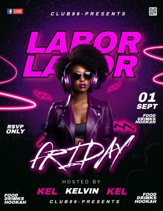FRIDAY PARTY Template | PosterMyWall