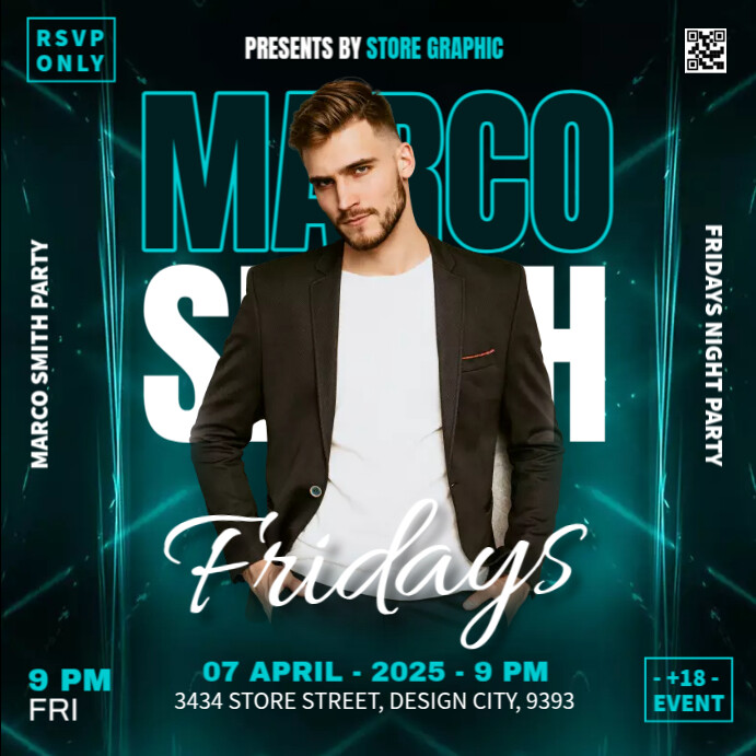 Friday Party Template | PosterMyWall