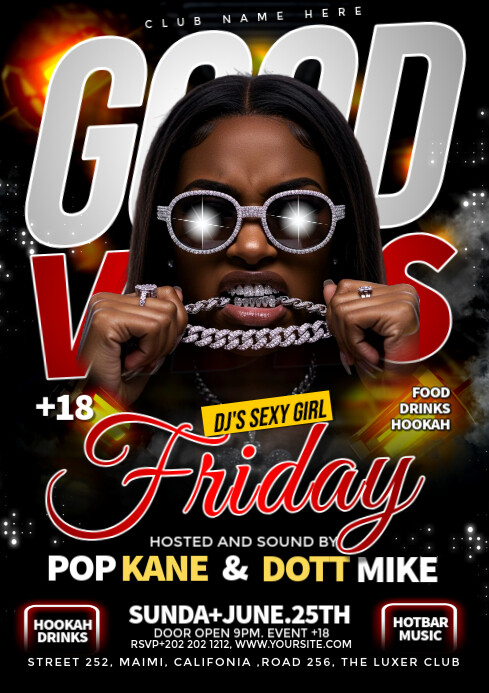 FRIDAY PARTY Template | PosterMyWall