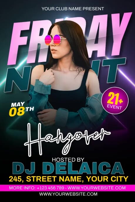 Friday Party Template | PosterMyWall