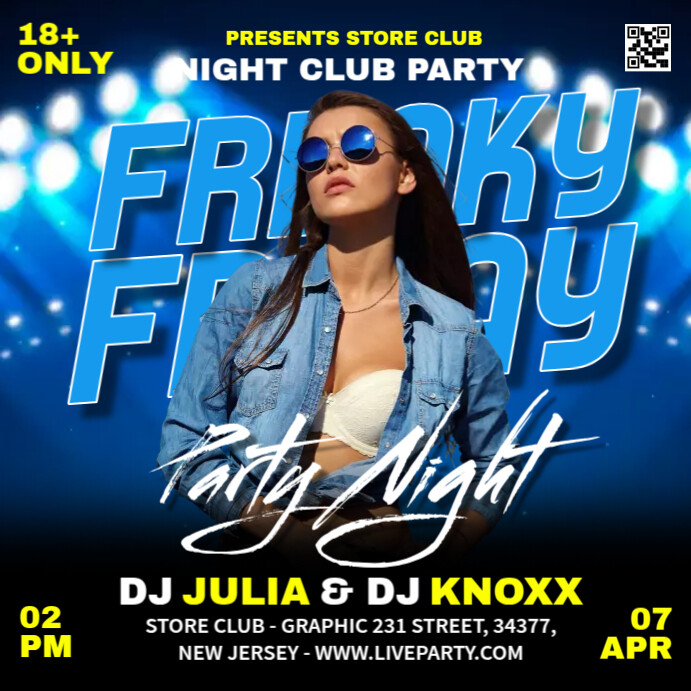 Copy of Friday Party | PosterMyWall