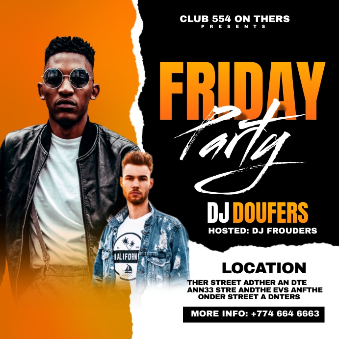 friday party Template | PosterMyWall